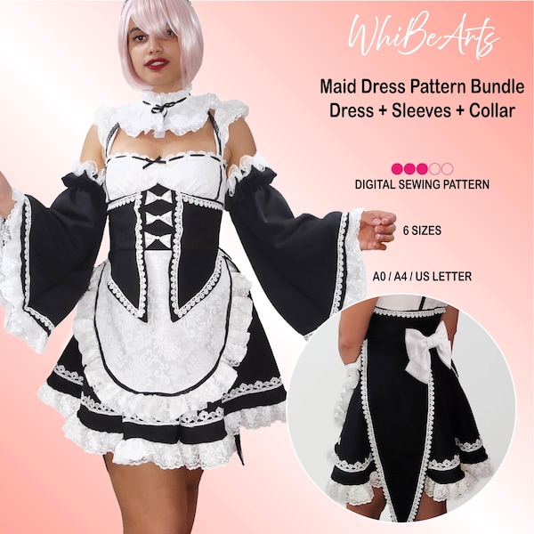 Anime Maid Cosplay - Etsy