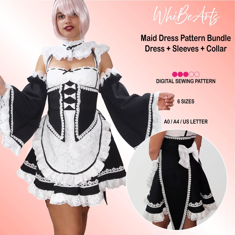 Maid Cosplay - Etsy