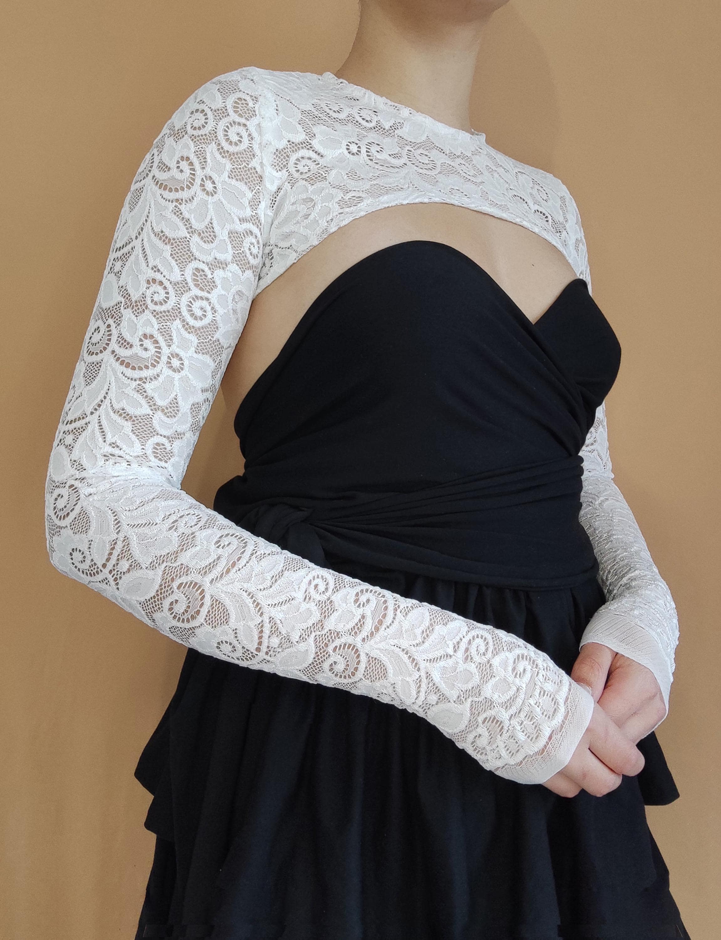 Long Sleeve Lace Bolero Top, Easy Adult PDF Sewing Pattern, 12 Sizes ...