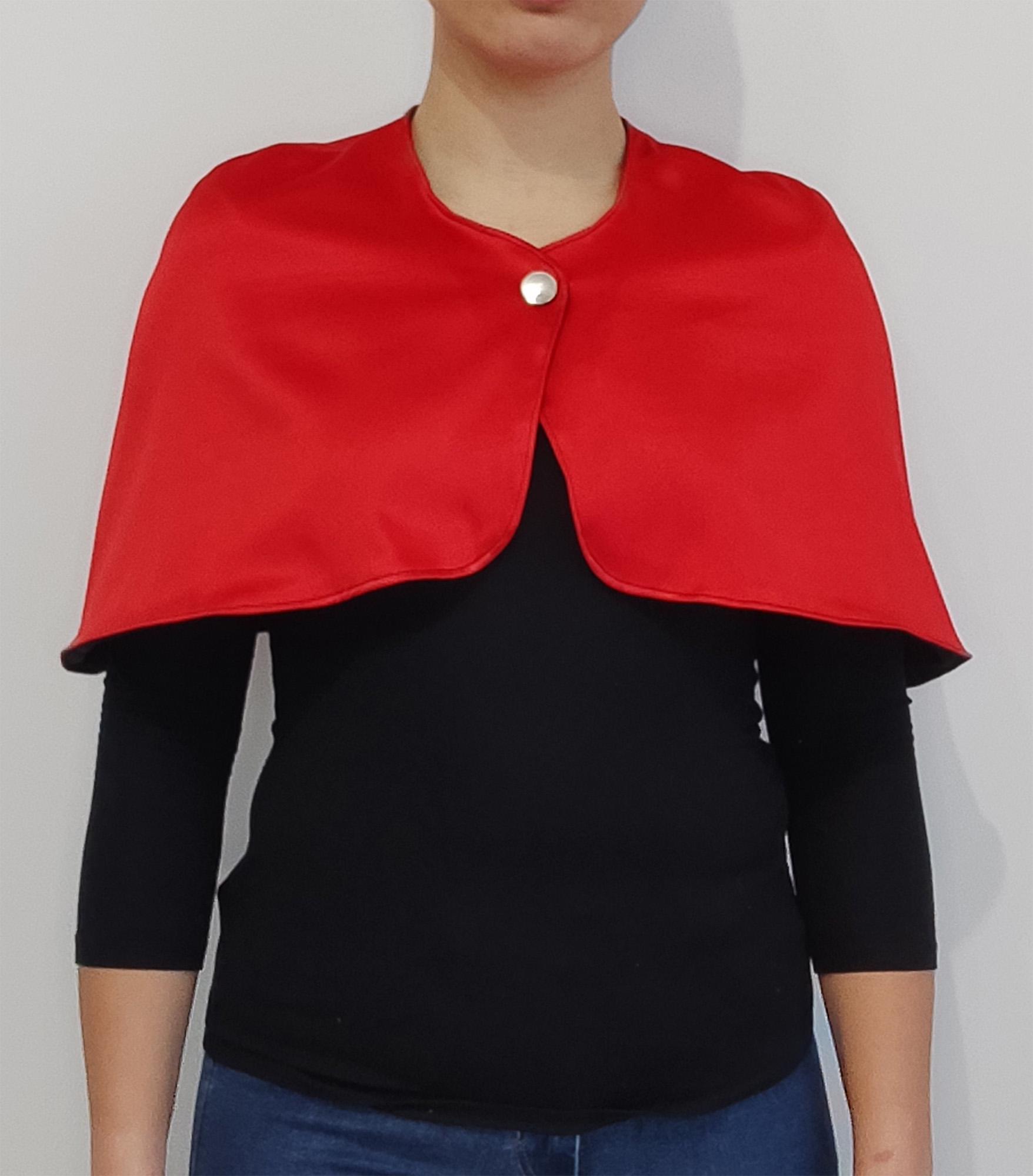Easy Capelet Adult PDF Sewing Pattern, Short Hoodless Cape, 13 Sizes ...
