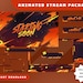 Burning Vortex Animated Stream Overlay Package, Fire Stream Overlay ...