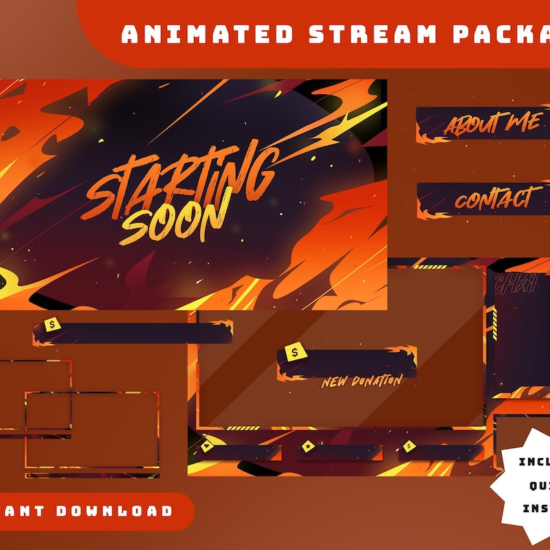 Stream Chat Fire - Etsy