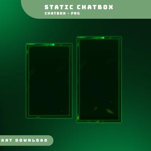 Mystical Green Animated Stream Overlay Package, Green Smoke Overlay ...