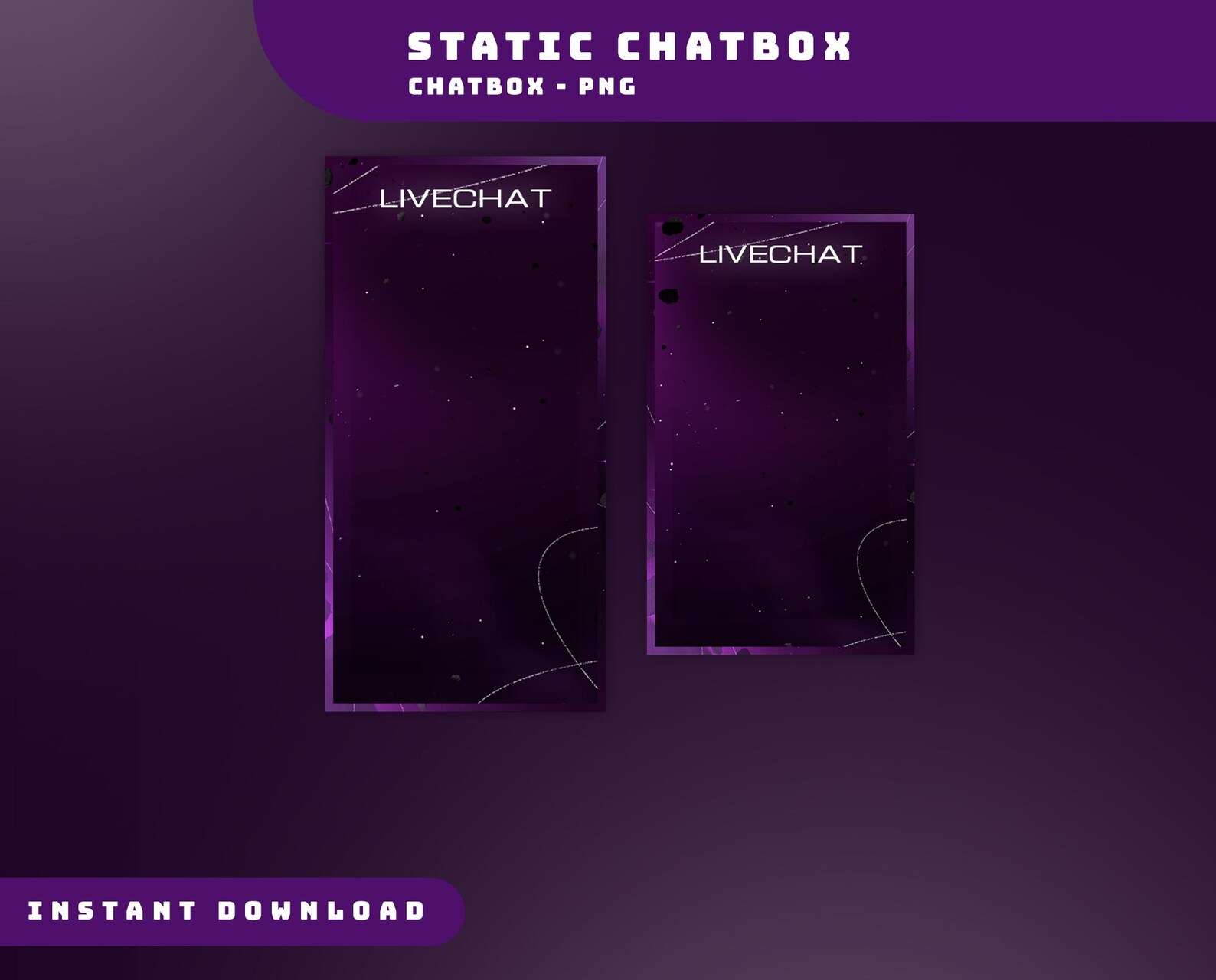 Galaxium Surge Animated Stream Overlay Package, Space Theme Stream ...