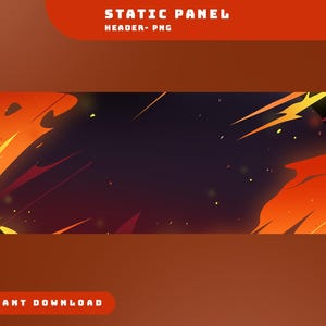 Burning Vortex Animated Stream Overlay Package, Fire Stream Overlay ...
