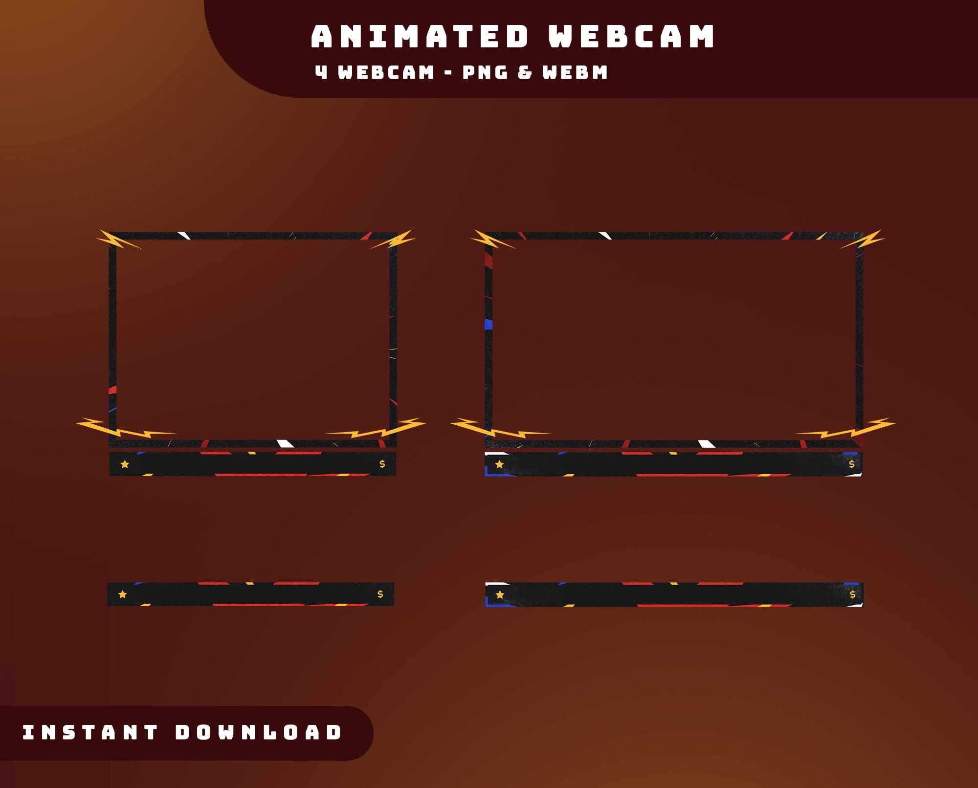Blast Impact Animated Stream Overlay Package, Explosion Art Twitch ...