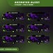Ink Splatter Animated Stream Overlay Package, Purple and Green Stream ...