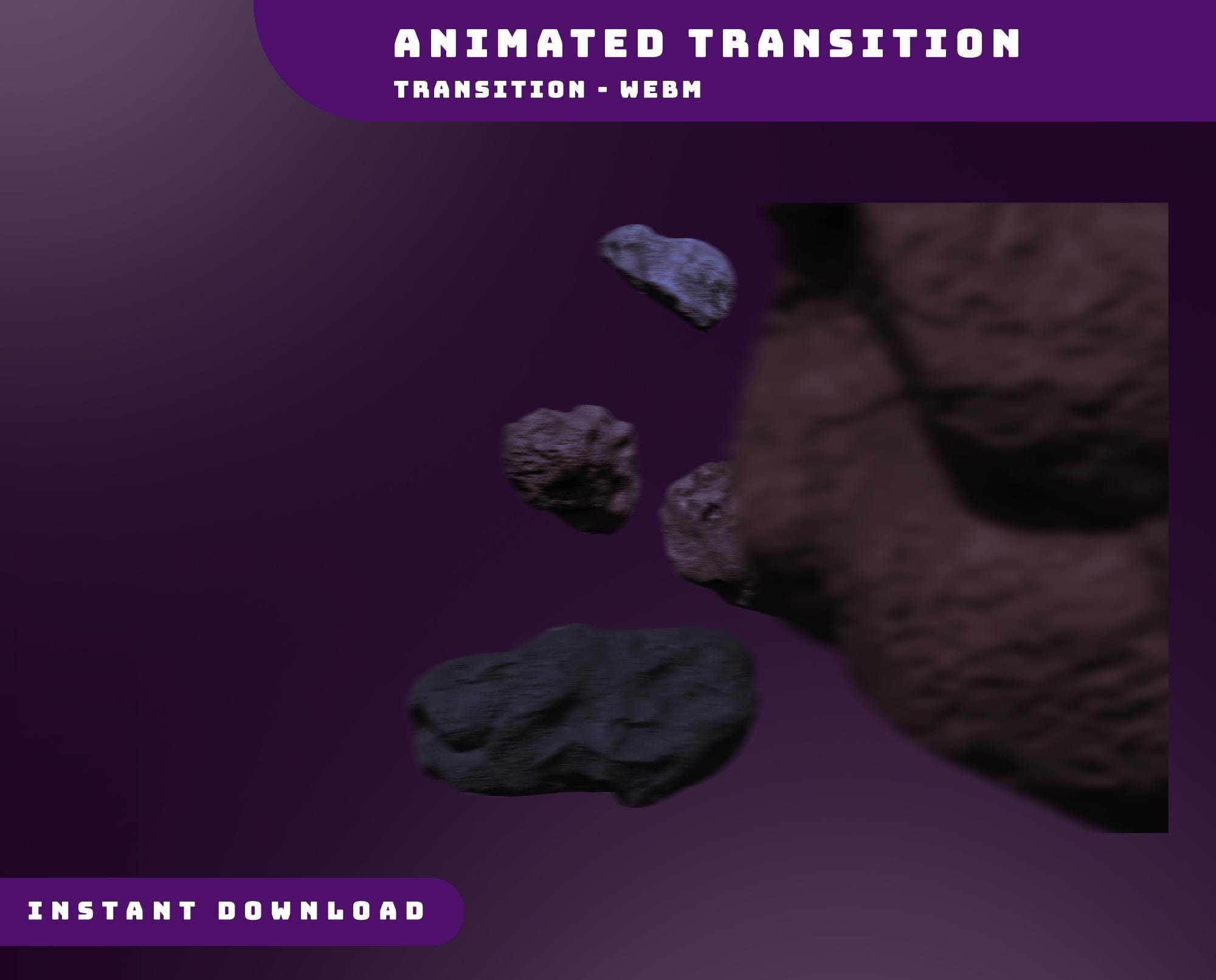 Galaxium Surge Animated Stream Overlay Package, Space Theme Stream ...