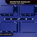 Blue Euphoria Animated Stream Overlay Package, Flow Art Gaming Overlay ...