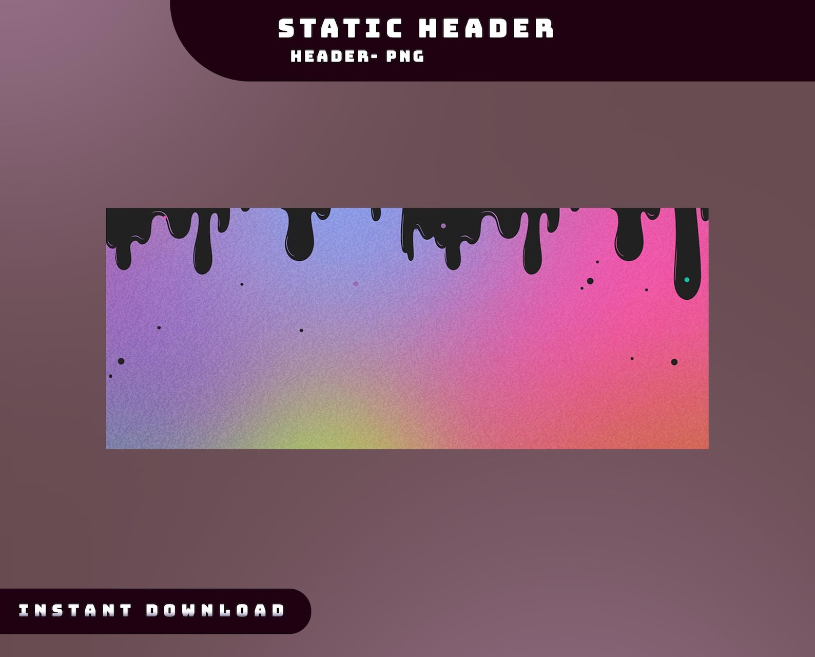 Cosmic Haze Animated Stream Overlay Package, Neon Vaporwave Twitch ...