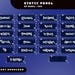 Blue Euphoria Animated Stream Overlay Package, Flow Art Gaming Overlay ...