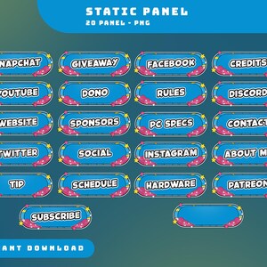 Bubble Pop Animated Stream Overlay Package, Pop Art Overlay, Etsy ...