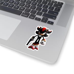 Shadow Sonic the Hedgehog Kiss-cut Stickers, Gamer Sticker, Laptop ...
