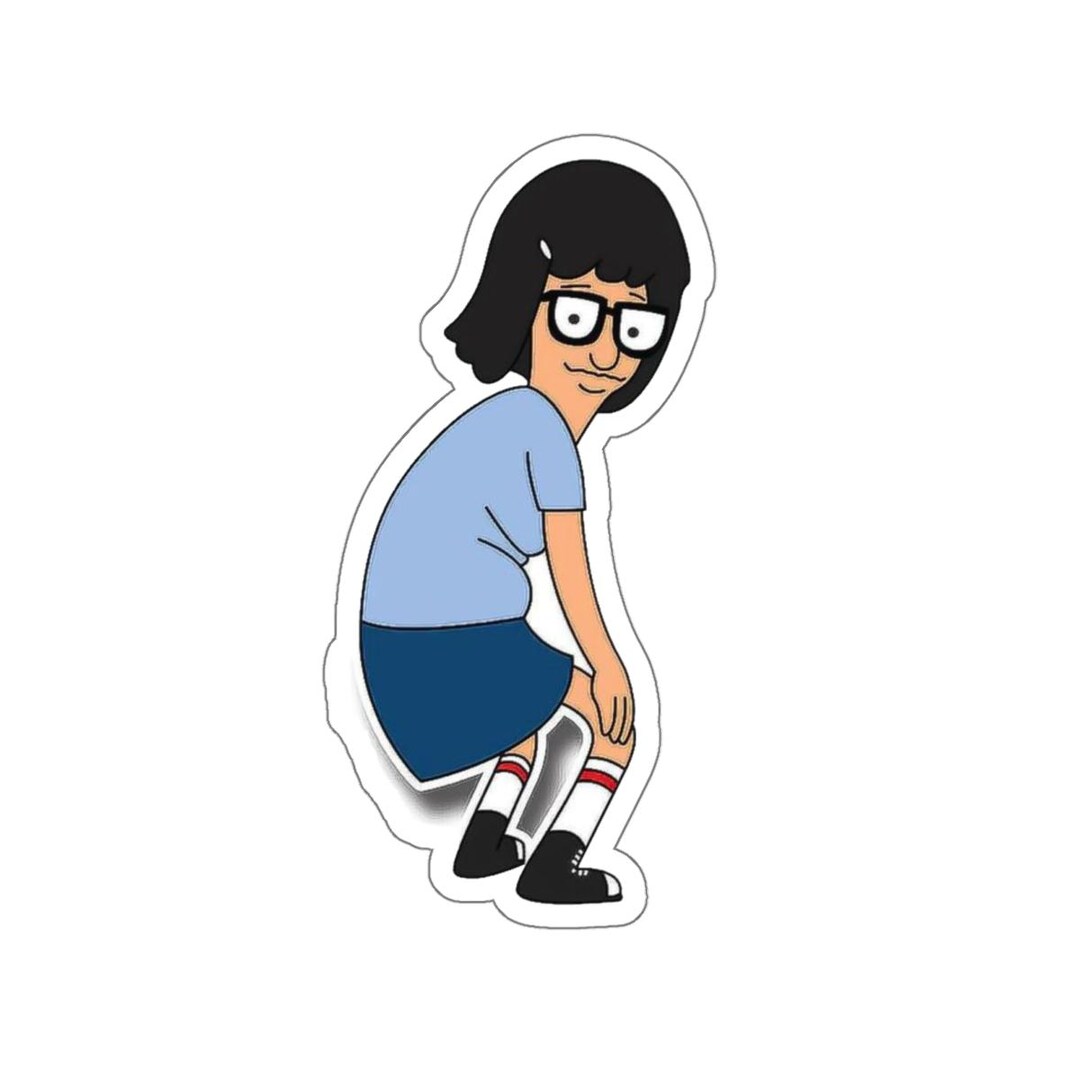 Kiss-cut Stickers, Yina Belcher Bobs Burgers TV Show Sticker Meme Twerk ...