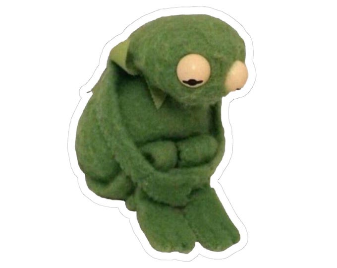 Kermit the Frog SVG - Decal - Sticker - Etsy Canada