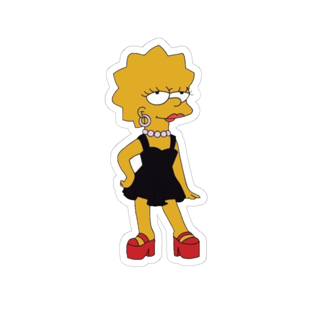 Sassy Girl Boss Lisa Simpson Sticker, Meme Decal, Laptop Decal, Vinyl ...
