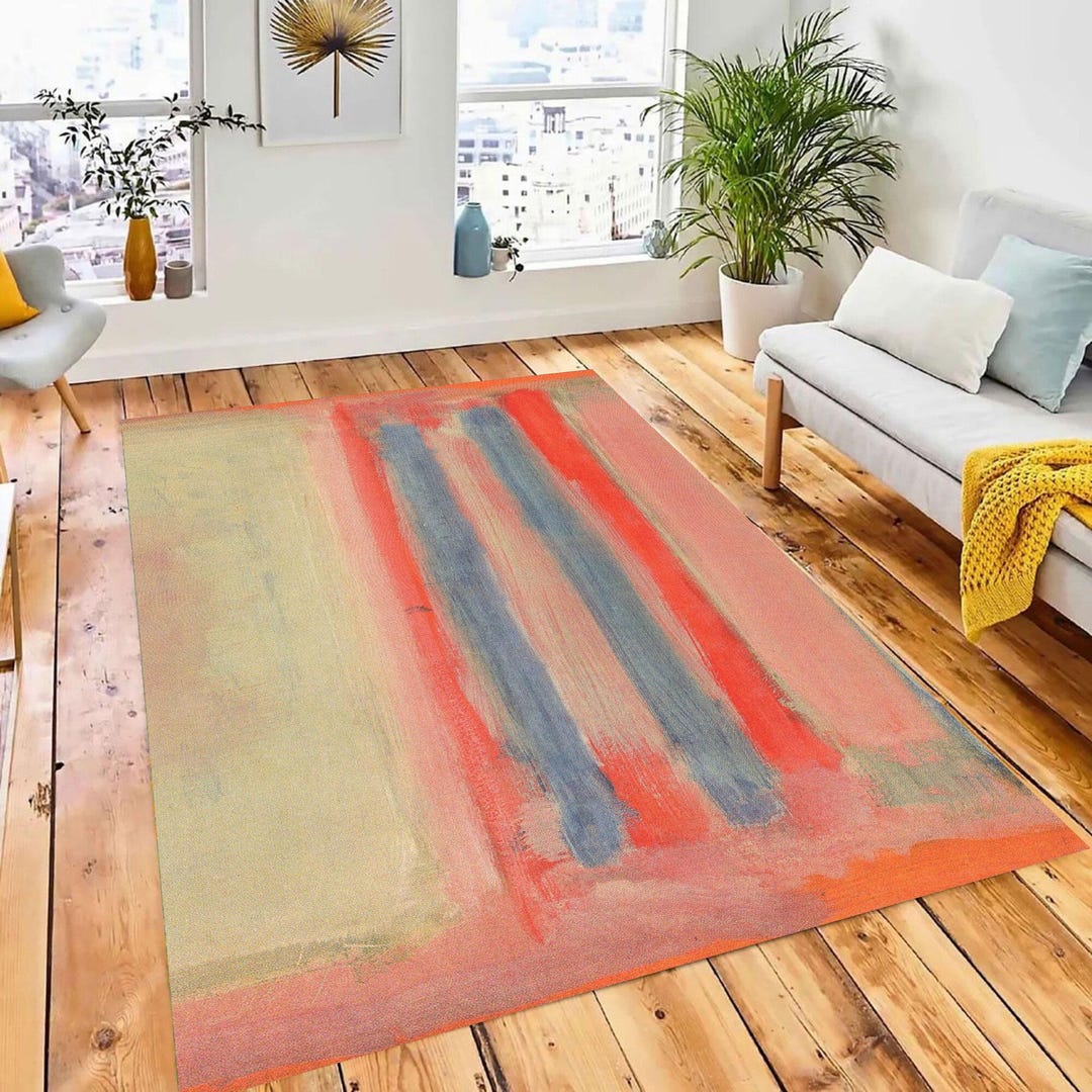 Reproduction Contemporary Art Rug, Authentic Rug, Famous Rugs, Mark ...