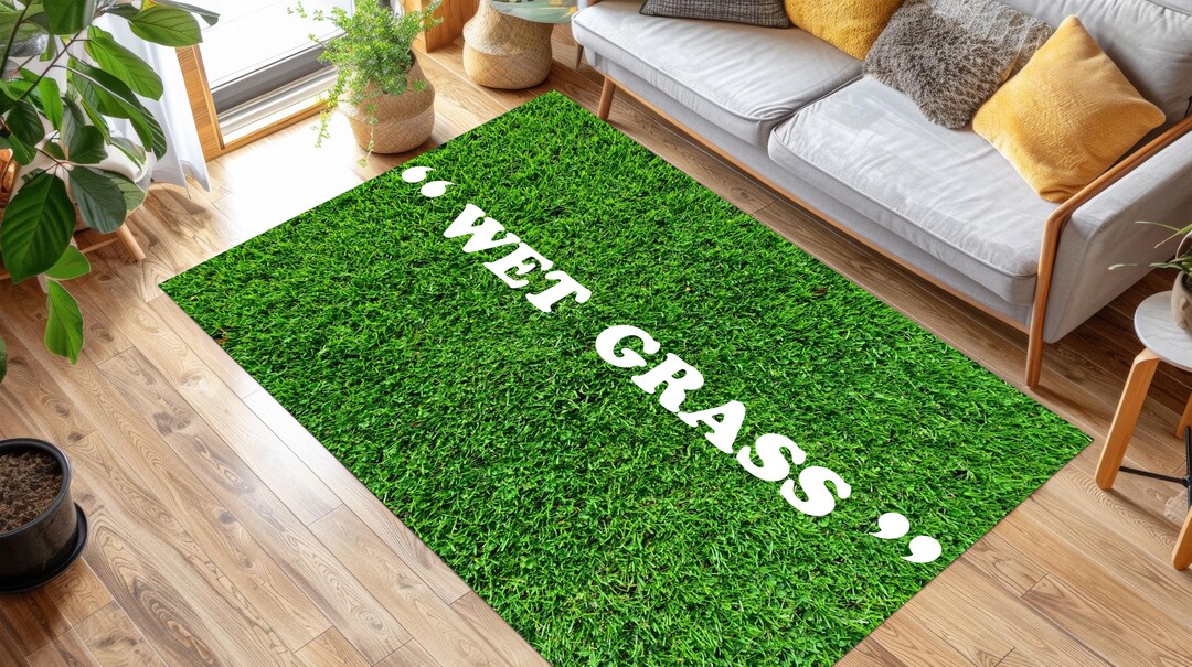 Green Grass Rug,vibrant High Quality Green Grass Area Rug, Machine ...