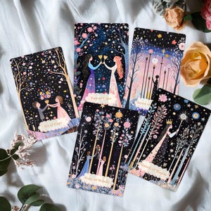 Celestial Grove Tarot Deck, Tarot Card Deck, Tarot Deck With Guidebook ...