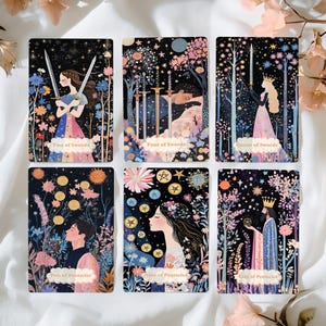Celestial Grove Tarot Deck, Tarot Card Deck, Tarot Deck With Guidebook ...