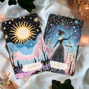 Celestial Grove Tarot Deck, Tarot Card Deck, Tarot Deck With Guidebook ...