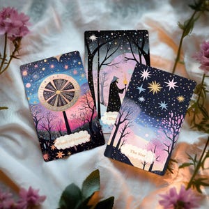 Celestial Grove Tarot Deck, Tarot Card Deck, Tarot Deck With Guidebook ...