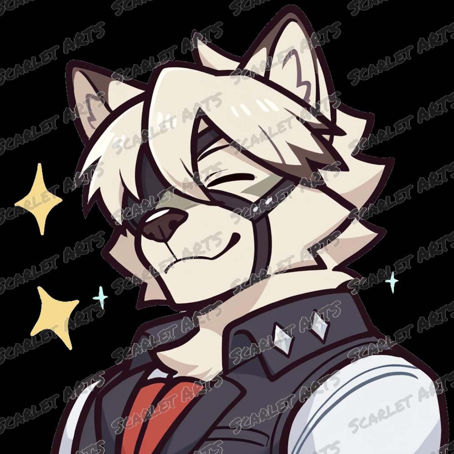 Von Lycaon Zenless Zone Zero Emotes / Stickers - Anime Chibi Style ...