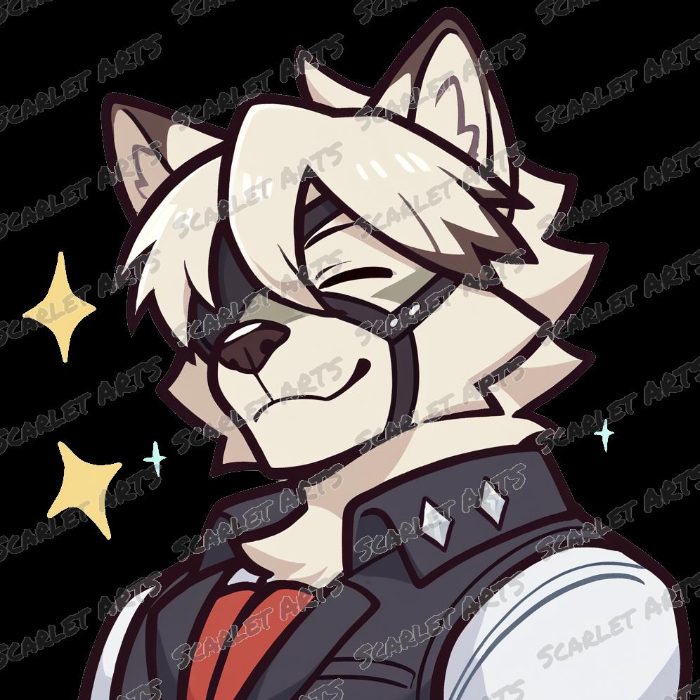 Von Lycaon Zenless Zone Zero Emotes / Stickers - Anime Chibi Style ...