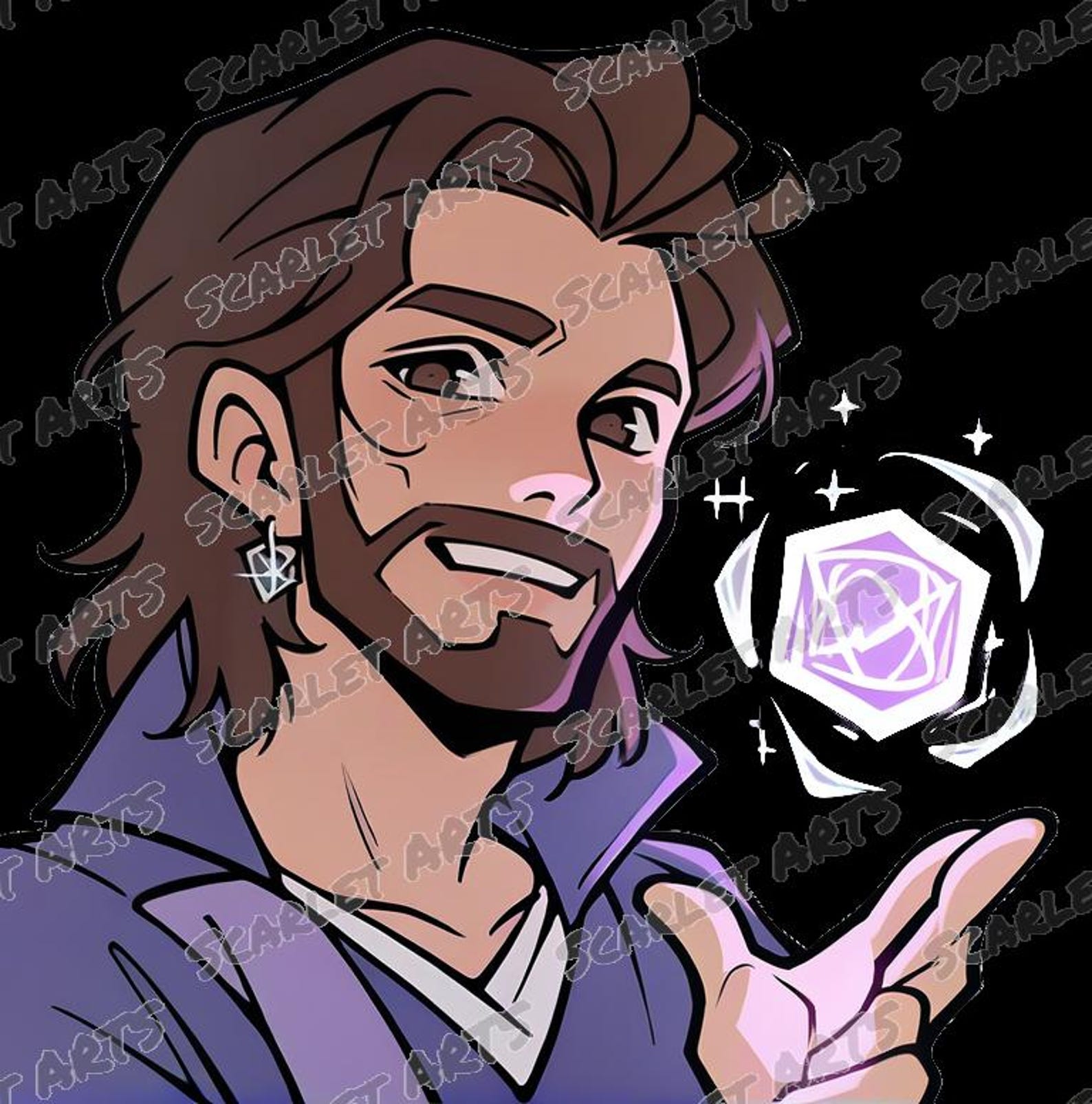 Gale Baldur's Gate 3 Emotes / Stickers - Anime Chibi Style - Twitch ...