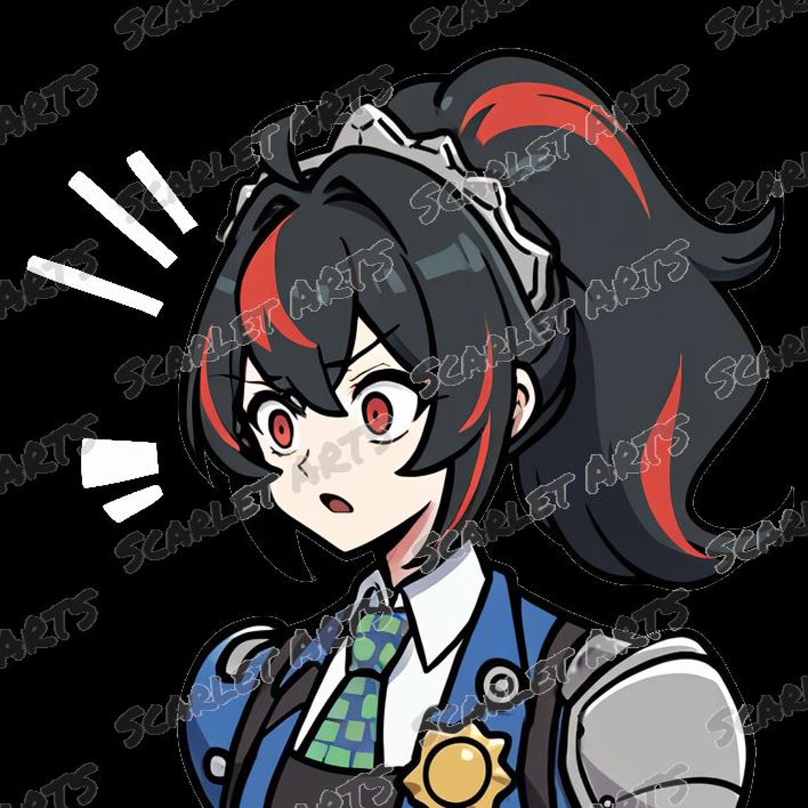 Zhu Yuan Zenless Zone Zero Emotes / Stickers - Anime Chibi Style ...