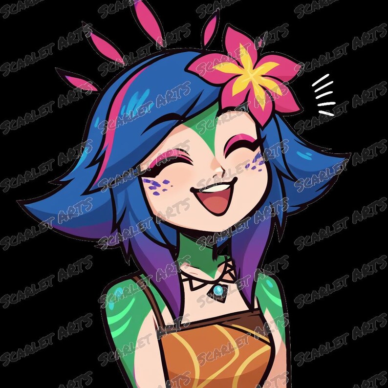 Neeko League of Legends Emotes / Stickers - Anime Chibi Style - Twitch ...