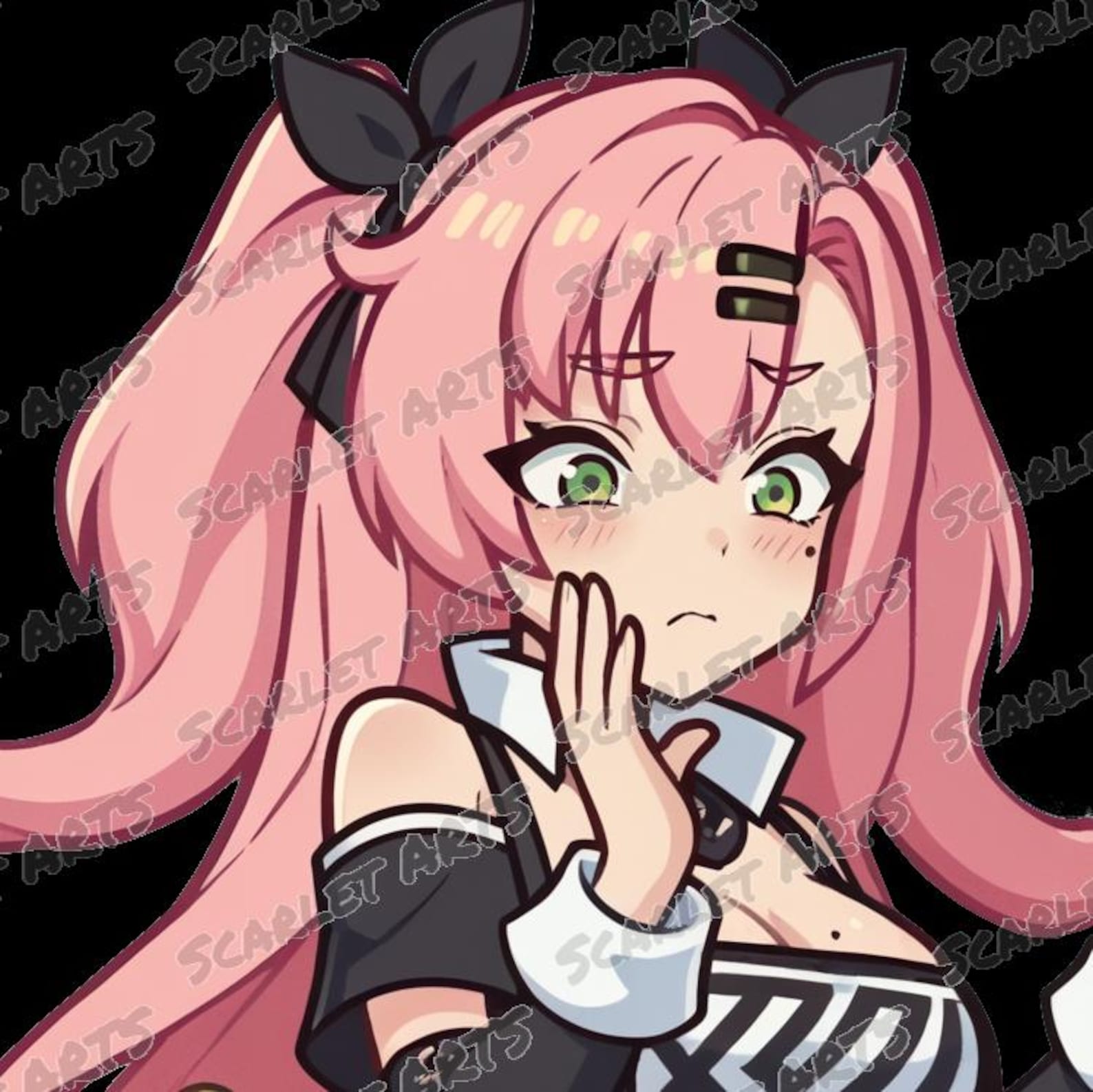 Nicole Demara Zenless Zone Zero Emotes / Stickers - Anime Chibi Style ...