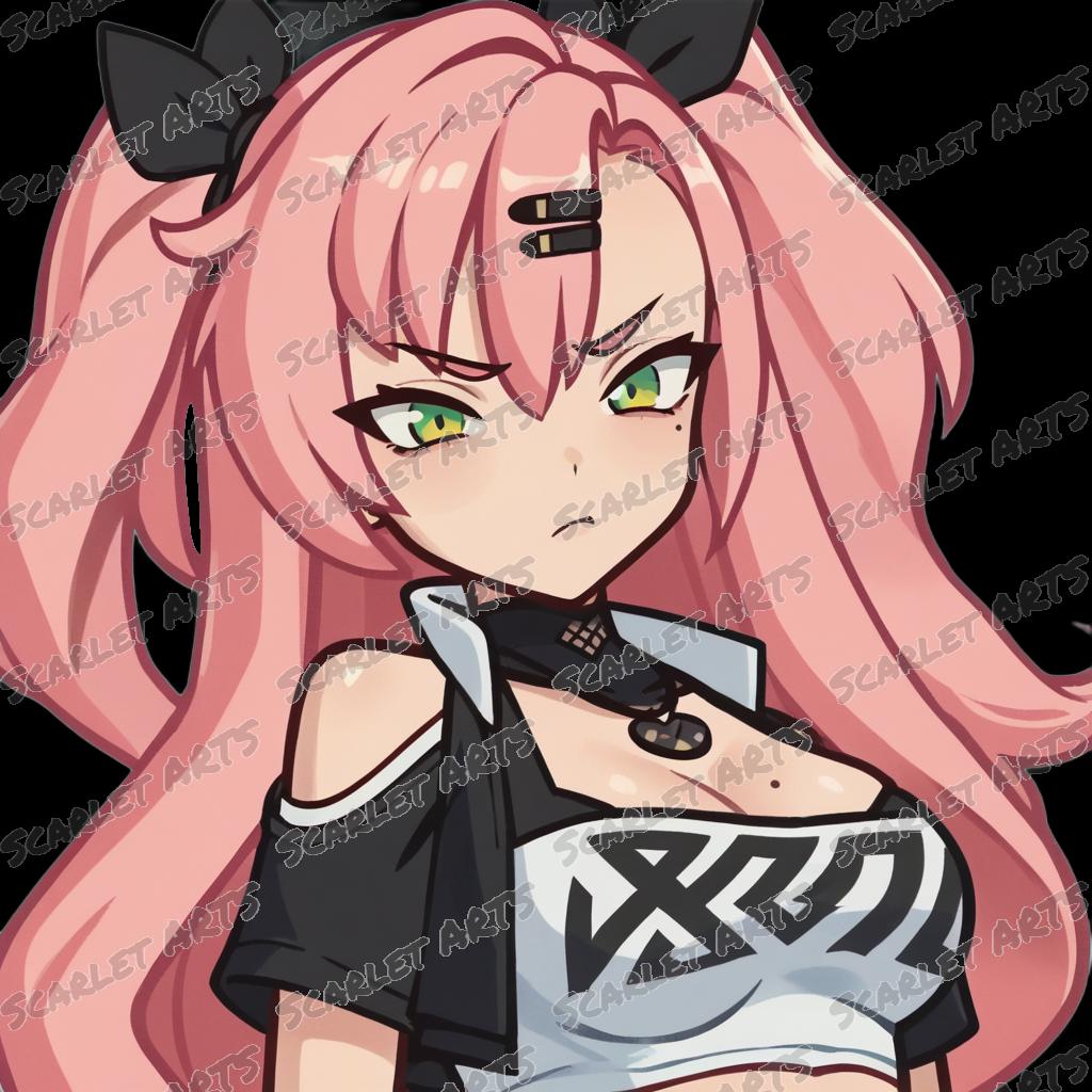 Nicole Demara Zenless Zone Zero Emotes / Stickers - Anime Chibi Style ...