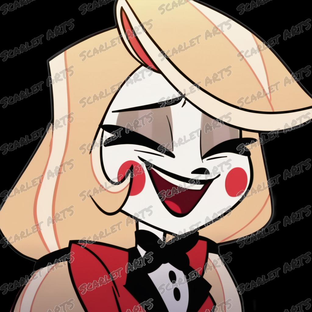 Charlie Hazbin Hotel Emotes / Stickers - Anime Chibi Style - Twitch ...