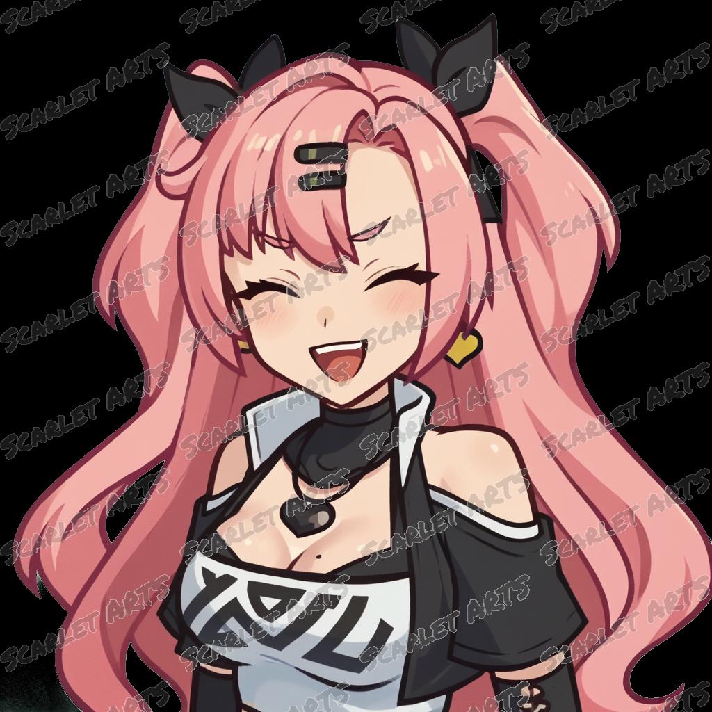 Nicole Demara Zenless Zone Zero Emotes / Stickers - Anime Chibi Style ...