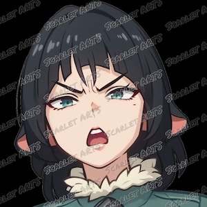 Jane Doe Zenless Zone Zero Emotes / Stickers - Anime Chibi Style ...