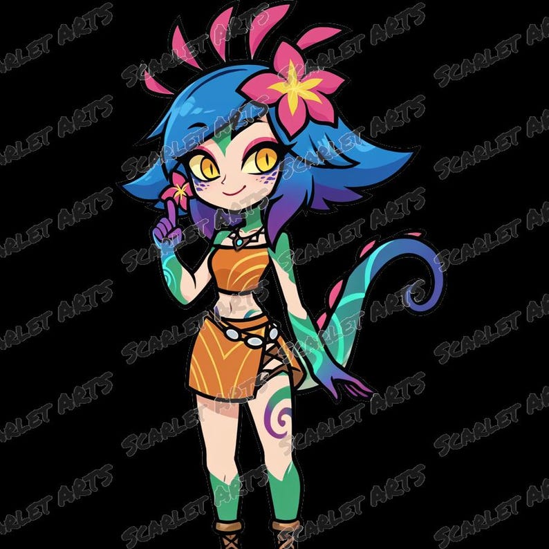 Neeko League of Legends Emotes / Stickers - Anime Chibi Style - Twitch ...