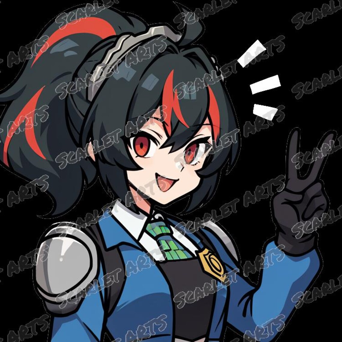 Zhu Yuan Zenless Zone Zero Emotes / Stickers - Anime Chibi Style ...