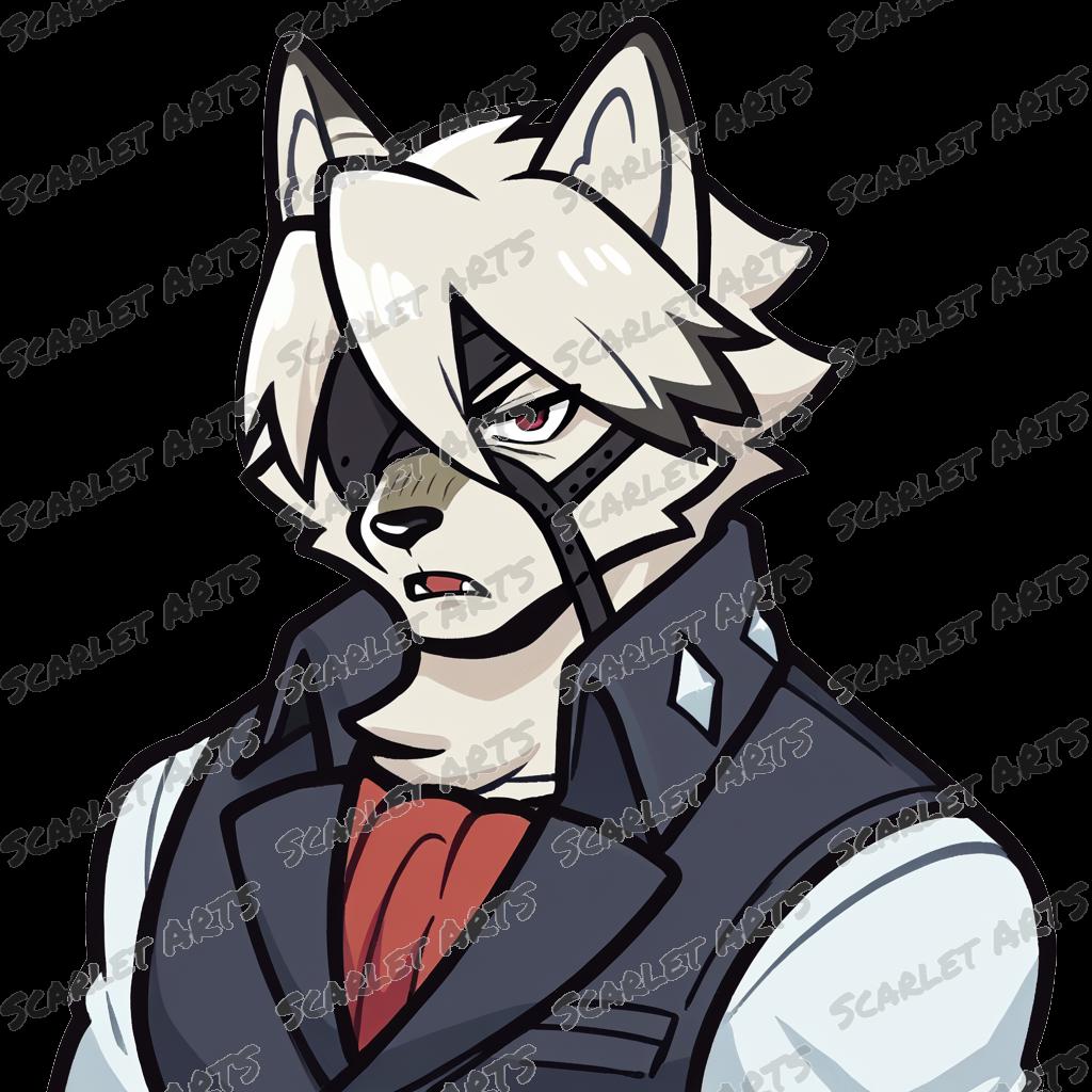 Von Lycaon Zenless Zone Zero Emotes / Stickers - Anime Chibi Style ...