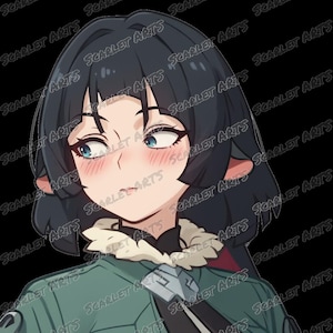 Jane Doe Zenless Zone Zero Emotes / Stickers - Anime Chibi Style ...