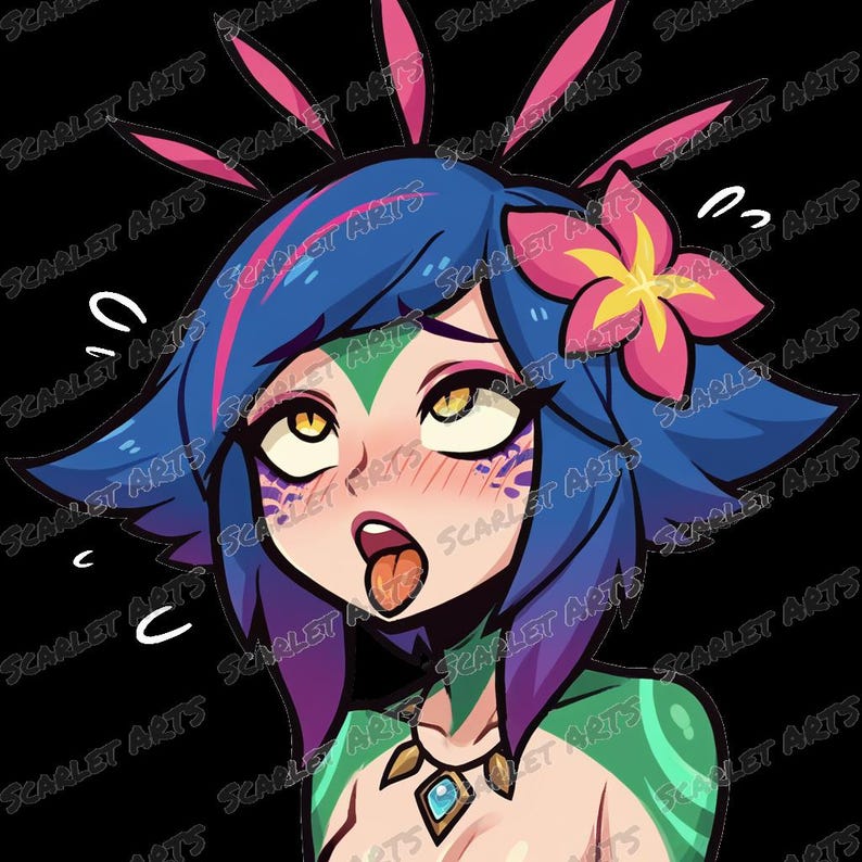 Neeko League of Legends Emotes / Stickers - Anime Chibi Style - Twitch ...