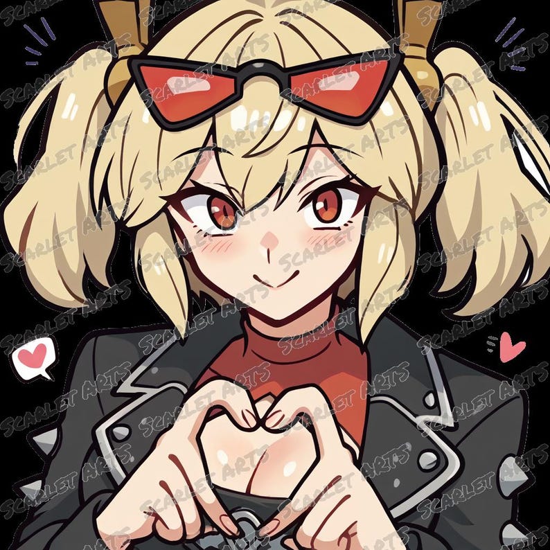 Burnice White Zenless Zone Zero Emotes / Stickers - Anime Chibi Style ...