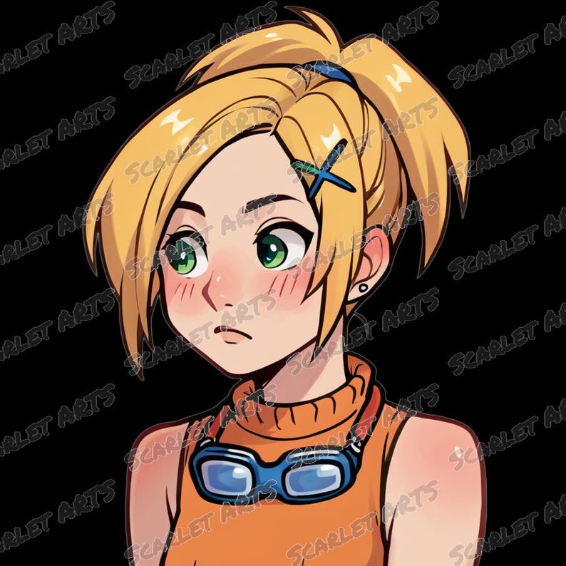 Rikku Final Fantasy X FF10 Emotes / Stickers - Anime Chibi Style ...