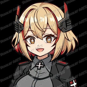 Roon Azur Lane Emotes / Stickers - Anime Chibi Style - Twitch, Youtube ...