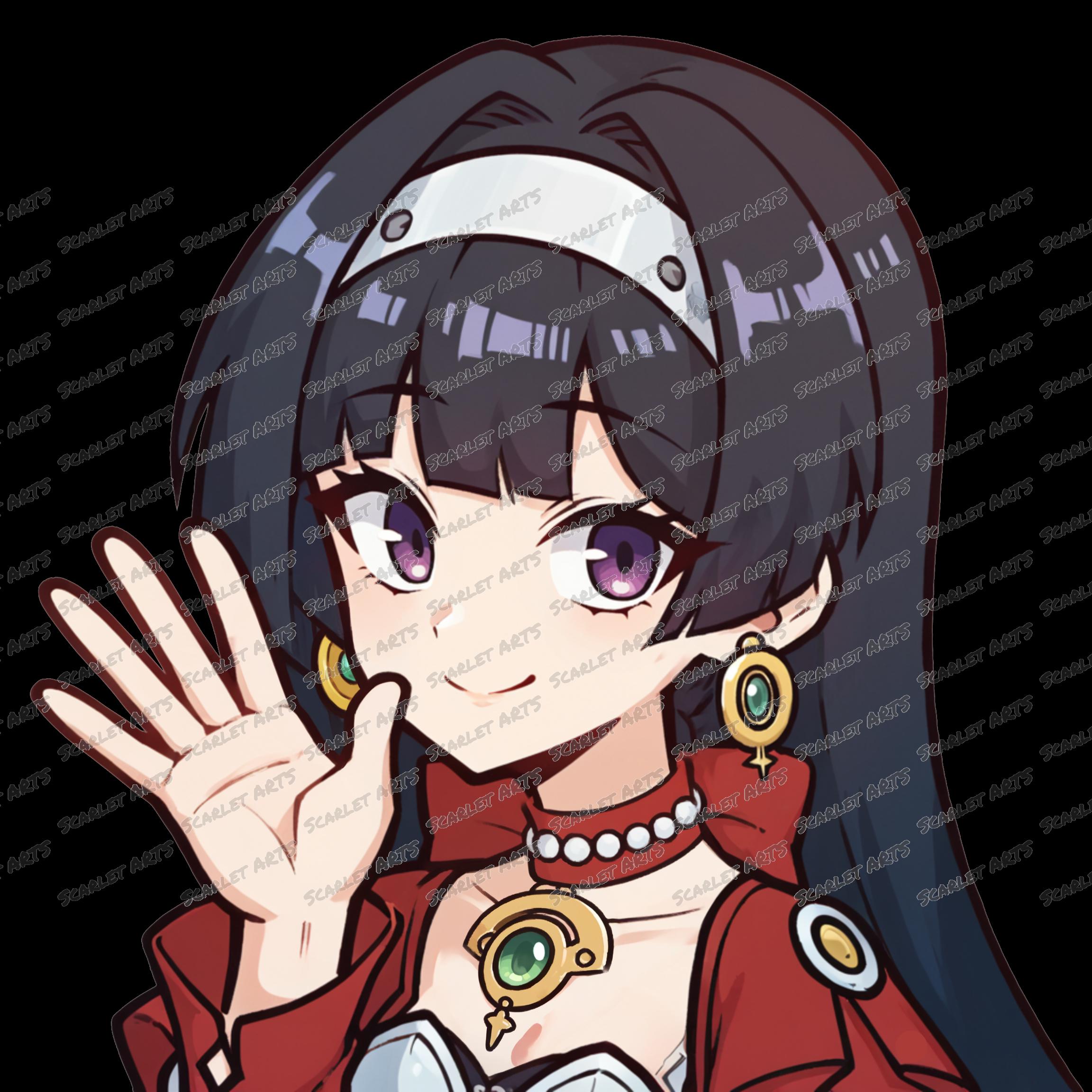 Astra Yao Zenless Zone Zero Emotes / Stickers - Anime Chibi Style ...