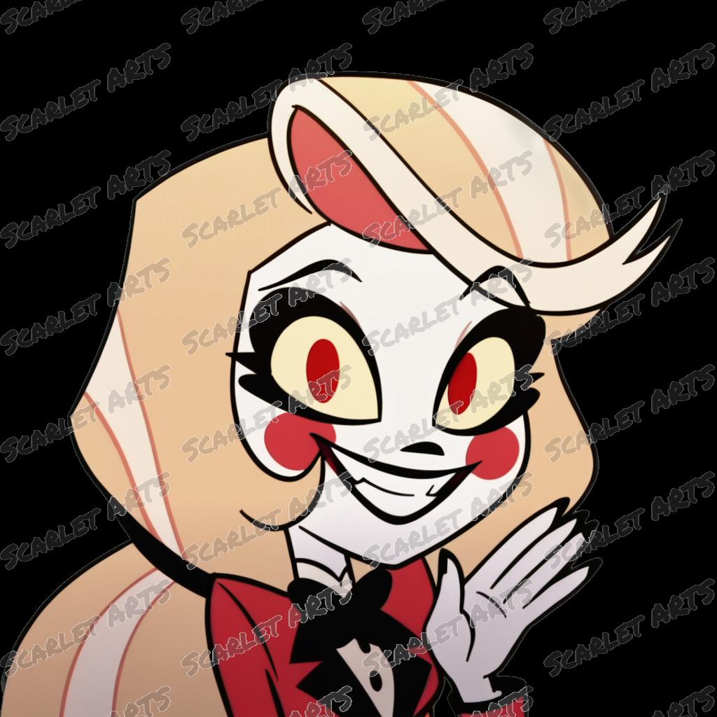 Charlie Hazbin Hotel Emotes / Stickers - Anime Chibi Style - Twitch ...