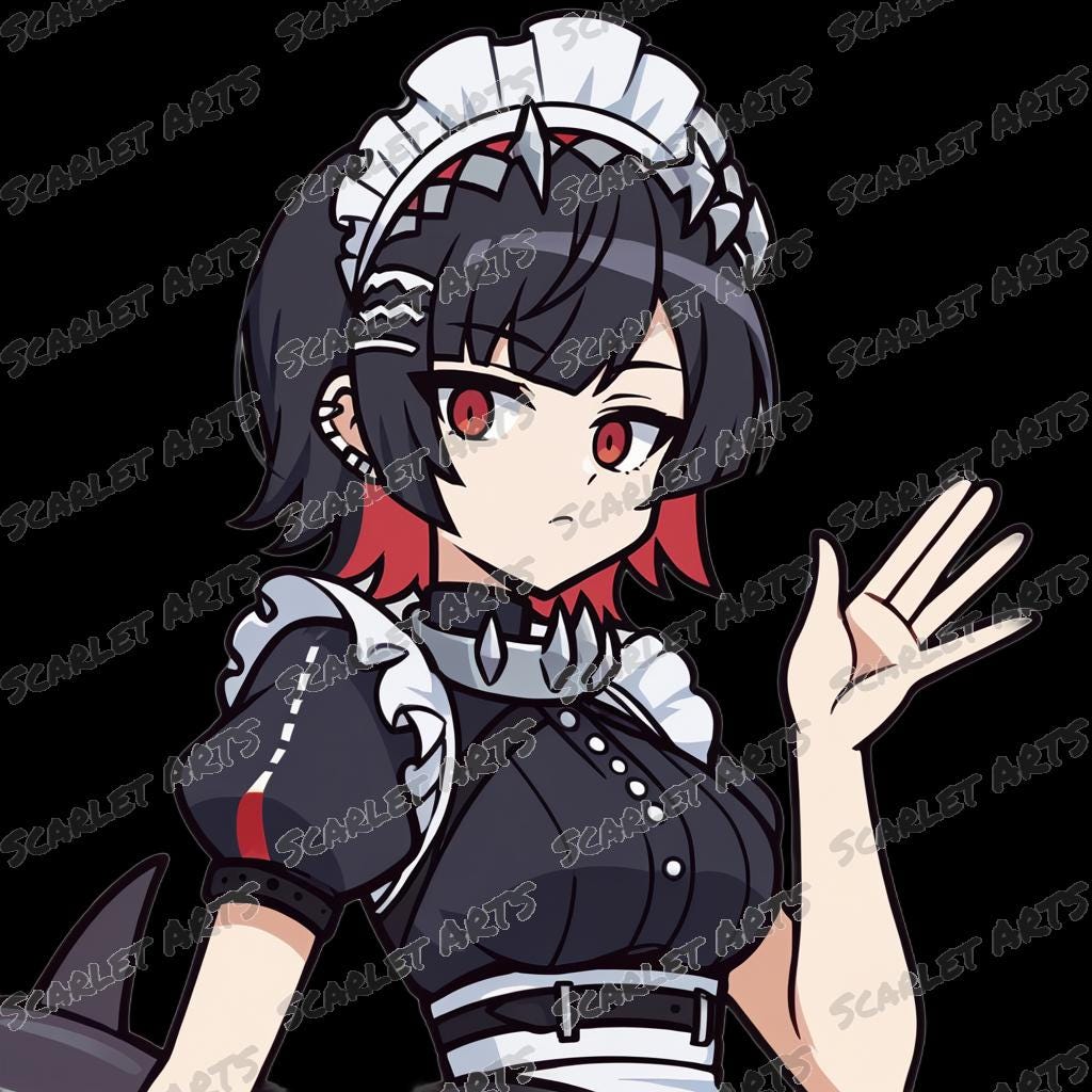 Ellen Joe Zenless Zone Zero Emotes / Stickers - Anime Chibi Style ...