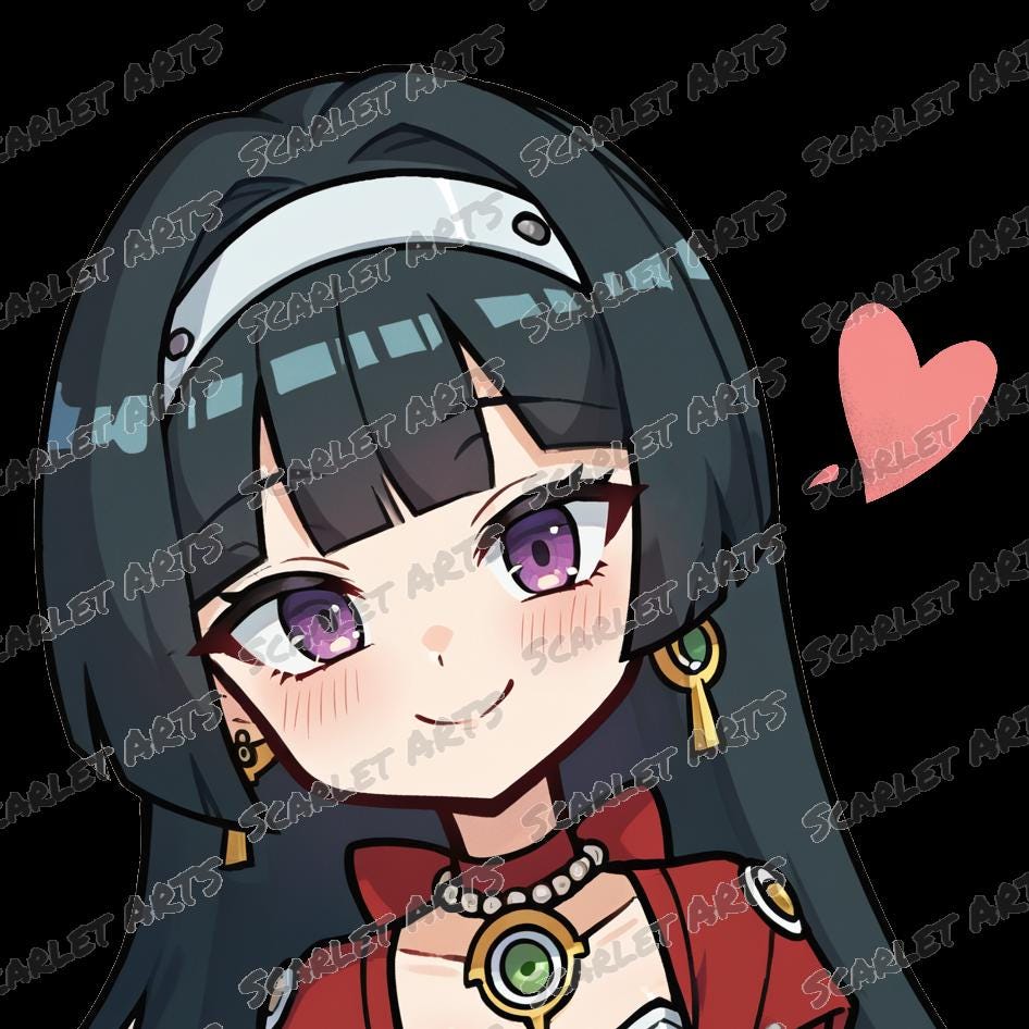Astra Yao Zenless Zone Zero Emotes / Stickers - Anime Chibi Style ...