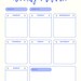 Simple Pastel Blue Planner & Calendar - Etsy