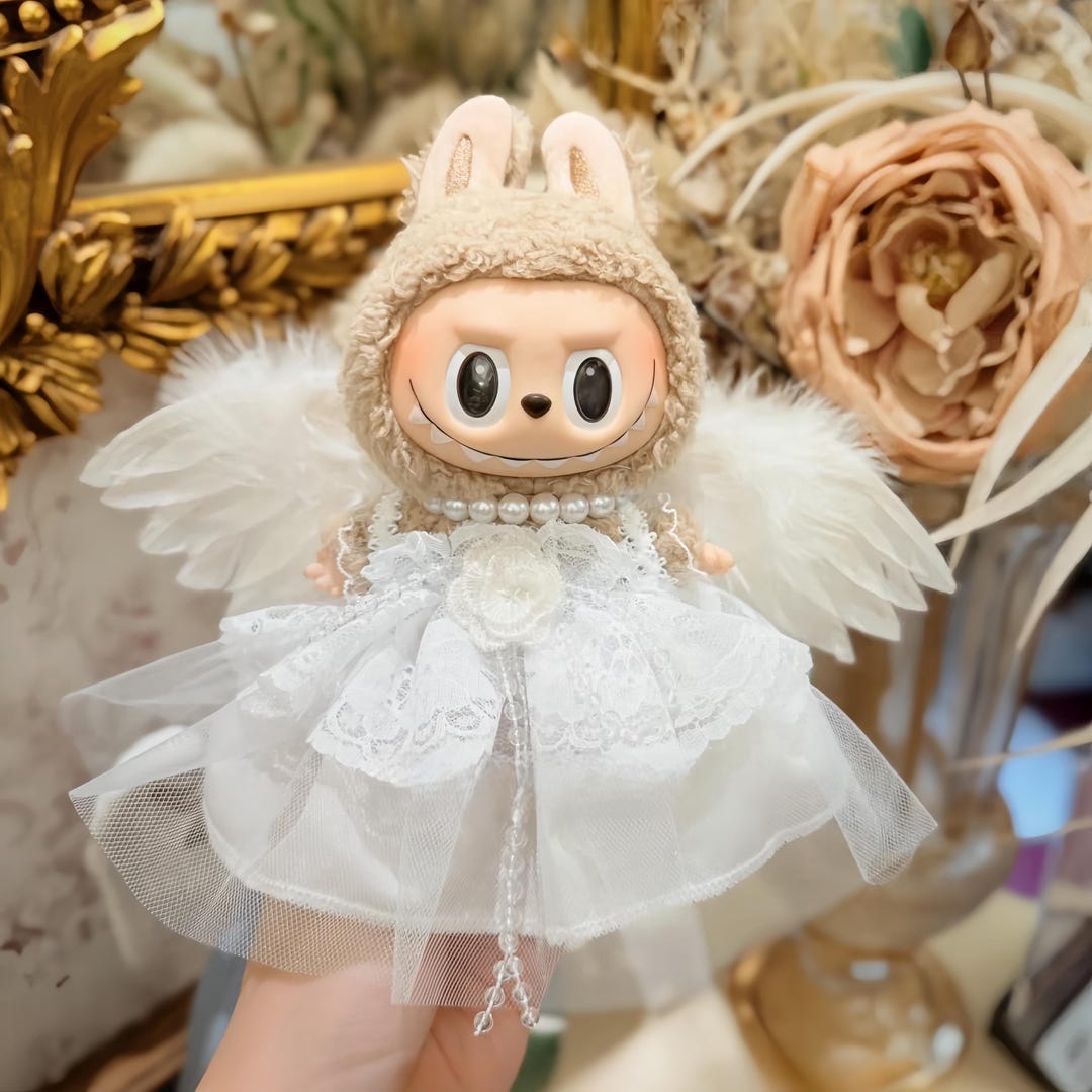 Handmade Labubu Wedding Outfit Custom THE MONSTERS Labubu Clothes ...